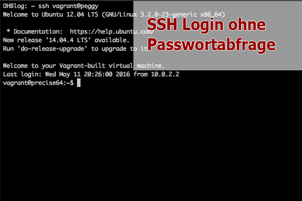 Automatischer SSH Login ohne Passworteingabe